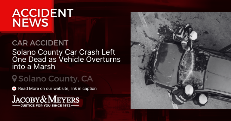 Solano County Car Crash: One Dead